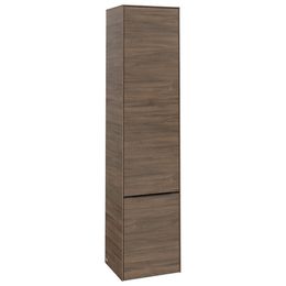 Villeroy & Boch Villeroy und Boch Subway 3.0 Hochschrank C58601VH 40x171x36,2cm, Schanier links/Griff Volcano black, arizona oak