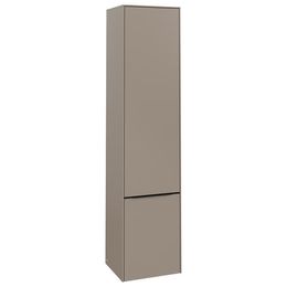 Villeroy & Boch Villeroy und Boch Subway 3.0 Hochschrank C58701VM 40x171x36,2cm, Schanier rechts/Griff Volcano black, taupe