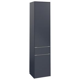Villeroy & Boch Villeroy und Boch Subway 3.0 Hochschrank C59000VQ 40x171x36,2cm, Schanier links/Griff Aluminium gl&auml;nzend, marine blue