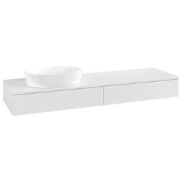 Villeroy & Boch Villeroy & Boch Antao Waschtischunterschrank 1600x190x500mm L15150GF mit Beleuchtung mit Struktur FK/AP: GF/0