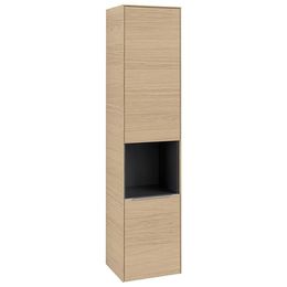 Villeroy & Boch Villeroy und Boch Subway 3.0 Hochschrank C58900VJ 40x171x36,2cm, Schanier rechts/Griff Aluminium gl&auml;nzend, nordic oak