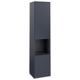Villeroy & Boch Villeroy und Boch Subway 3.0 Hochschrank C58801VQ 40x171x36,2cm, Schanier links/Griff Volcano black, marine blue