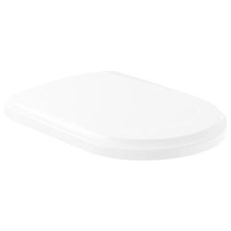 Villeroy & Boch Villeroy und Boch HOMMAGE WC-Sitz 8809S1R1 Softclosing-Scharniere Edelstahl, wei&szlig;