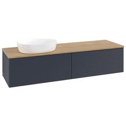 Villeroy & Boch Villeroy & Boch Antao Waschtischunterschrank 1600x360x500mm L37111HG mit Beleuchtung mit Struktur FK/AP: HG/1