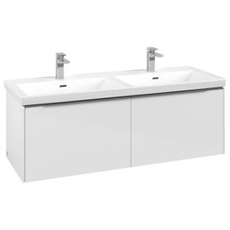 Villeroy & Boch Villeroy und Boch Subway 3.0 Waschtisch-Unterschrank C56700VE 127,2x42,9x47,8cm, ohne LED/Griff Aluminium gl&auml;nzend, brilliant white