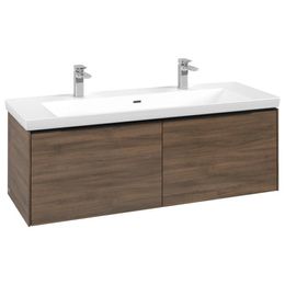 Villeroy & Boch Villeroy und Boch Subway 3.0 Waschtisch-Unterschrank C60101VH 127,2x42,9x47,8cm, ohne LED/Griff Volcano black, arizona oak