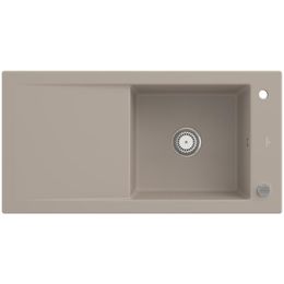 Villeroy & Boch Villeroy und Boch Sp&uuml;le 679002AM mit Ablaufgarnitur und Exzenterbet&auml;tigung, Almond
