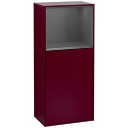 Villeroy & Boch Villeroy und Boch Finion Seitenschrank G500GKHB 41,8x93,6cm, links, Emotion, Regal oben Anthracite matt, Peony Matt