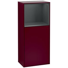 Villeroy & Boch Villeroy und Boch Finion Seitenschrank F510HGHB 41,8x93,6x27cm, rechts, Regal oben Midnight Blue Matt, Peony Matt