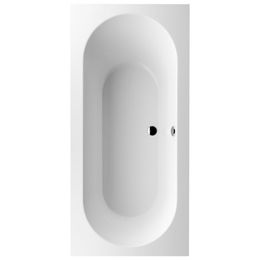Villeroy & Boch Villeroy und Boch Rechteck-Badewanne UBQ199OBE2V-01 190 x 90 cm, Ablauf mittig, wei&szlig;