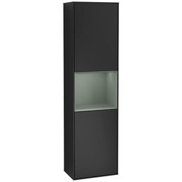 Villeroy & Boch Villeroy und Boch Finion Hochschrank G460GMPD 41,8x151,6cm, links, Emotion, Regal Olive Matt Lacquer, Black matt lacquer