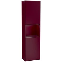 Villeroy & Boch Villeroy und Boch Finion Hochschrank F460HBHB 41,8x151,6x27cm, links, Regal Peony Matt Lacquer, Peony Matt