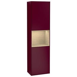 Villeroy & Boch Villeroy und Boch Finion Hochschrank F470PCHB 41,8x151,6x27cm, rechts, Regal Oak Venerr, Peony Matt