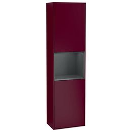 Villeroy & Boch Villeroy und Boch Finion Hochschrank F470HGHB 41,8x151,6x27cm, rechts, Regal Midnight Blue Matt Lacquer, Peony Matt