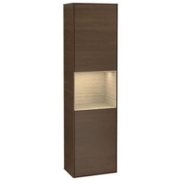 Villeroy & Boch Villeroy und Boch Finion Hochschrank F470PCGN 41,8x151,6x27cm, rechts, Regal Oak Venerr, Walnut veneer