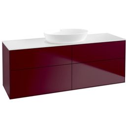 Villeroy & Boch Villeroy und Boch Finion Waschtischunterschrank FA9100HB 160x60,3cm, Abdeckplatte white matt, Peony Matt