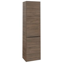Villeroy & Boch Villeroy und Boch Subway 3.0 Hochschrank C59301VH 40x171x36,2cm, Schanier rechts/Griff Volcano black, arizona oak