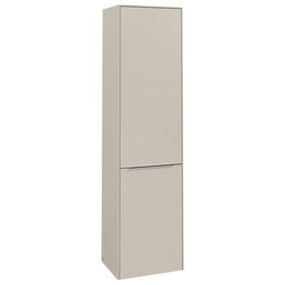 Villeroy & Boch Villeroy und Boch Subway 3.0 Hochschrank C59200VN 40x171x36,2cm, Schanier links/Griff Aluminium gl&auml;nzend, cashmere grey