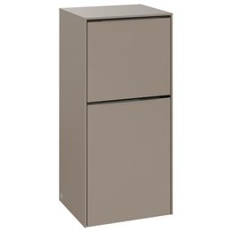Villeroy & Boch Villeroy und Boch Subway 3.0 Seitenschrank C59402VM 40x86x36,2cm, Schanier links/Griff monochrom, taupe