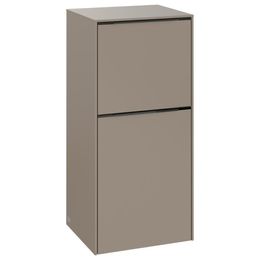 Villeroy & Boch Villeroy und Boch Subway 3.0 Seitenschrank C59502VM 40x86x36,2cm, Schanier rechts/Griff monochrom, taupe