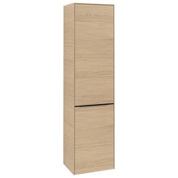 Villeroy & Boch Villeroy und Boch Subway 3.0 Hochschrank C59201VJ 40x171x36,2cm, Schanier links/Griff Volcano black, nordic oak
