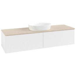 Villeroy & Boch Villeroy & Boch Antao Waschtischunterschrank 1600x360x500mm L36113MT mit Beleuchtung mit Struktur FK/AP: MT/3