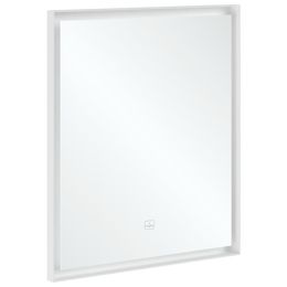 Villeroy & Boch Villeroy und Boch Subway 3.0 Spiegel A4636500 Aluminiumrahmen, 65 x 75 x 4,75 cm, wei&szlig; matt