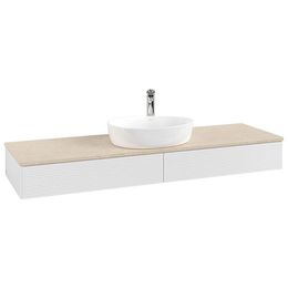 Villeroy & Boch Villeroy & Boch Antao Waschtischunterschrank 1600x190x500mm L14153GF mit Beleuchtung mit Struktur FK/AP: GF/3