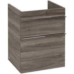 Villeroy & Boch Villeroy und Boch Venticello Waschtisch-Unterschrank A92201RK 46,6x59x42,5cm, Griff Chrom, Stone Oak