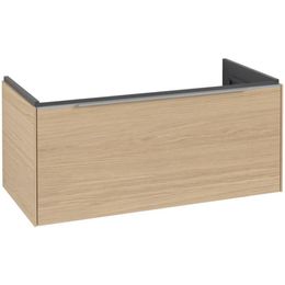 Villeroy & Boch Villeroy und Boch Subway 3.0 Waschtisch-Unterschrank C56900VJ 97,3x42,9x47,8cm, ohne LED/Griff Aluminium gl&auml;nzend, nordic oak