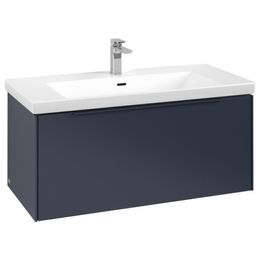 Villeroy & Boch Villeroy und Boch Subway 3.0 Waschtisch-Unterschrank C56902VQ 97,3x42,9x47,8cm, ohne LED/Griff monochrom, marine blue