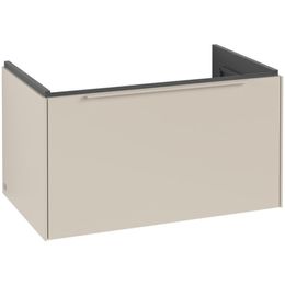 Villeroy & Boch Villeroy und Boch Subway 3.0 Waschtisch-Unterschrank C573L2VN 77,2x42,9x47,8cm, mit LED/Griff monochrom, cashmere grey