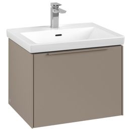 Villeroy & Boch Villeroy und Boch Subway 3.0 Waschtisch-Unterschrank C57702VM 57,2x42,9x47,8cm, ohne LED/Griff monochrom, taupe