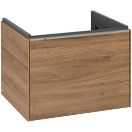 Villeroy & Boch Villeroy und Boch Subway 3.0 Waschtisch-Unterschrank C57700RH 57,2x42,9x47,8cm, ohne LED/Griff Aluminium gl&auml;nzend, kansas oak