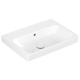 Villeroy & Boch Villeroy und Boch Architectura Waschtisch 4A876JT2 60x44,5cm, geschliffen, mit &Uuml;berlauf, wei&szlig; AntiBac C-plus