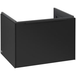 Villeroy & Boch Villeroy und Boch Subway 3.0 Waschtisch-Unterschrank C57501VL 62,2x42,9x47,8cm, ohne LED/Griff Volcano black, volcano black