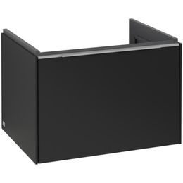 Villeroy & Boch Villeroy und Boch Subway 3.0 Waschtisch-Unterschrank C575L0VL 62,2x42,9x47,8cm, mit LED/Griff Aluminium gl&auml;nzend, volcano black
