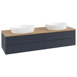 Villeroy & Boch Villeroy & Boch Antao Waschtischunterschrank 1600x360x500mm L28111HG mit Beleuchtung mit Struktur FK/AP: HG/1
