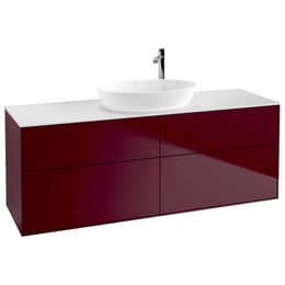 Villeroy & Boch Villeroy und Boch Finion Waschtischunterschrank F97100HB 160x60,3cm, Abdeckplatte white matt, Peony Matt