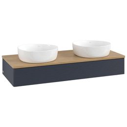Villeroy & Boch Villeroy & Boch Antao Waschtischunterschrank 1200x190x500mm L13111HG mit Beleuchtung mit Struktur FK/AP: HG/1