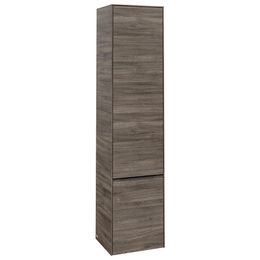 Villeroy & Boch Villeroy und Boch Subway 3.0 Hochschrank C58601RK 40x171x36,2cm, Schanier links/Griff Volcano black, stone oak