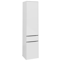 Villeroy & Boch Villeroy und Boch Subway 3.0 Hochschrank C59001VE 40x171x36,2cm, Schanier links/Griff Volcano black, brilliant white