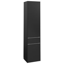 Villeroy & Boch Villeroy und Boch Subway 3.0 Hochschrank C59000VL 40x171x36,2cm, Schanier links/Griff Aluminium gl&auml;nzend, volcano black