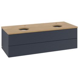 Villeroy & Boch Villeroy & Boch Antao Waschtischunterschrank 1200x360x500mm L24151HG mit Beleuchtung mit Struktur FK/AP: HG/1