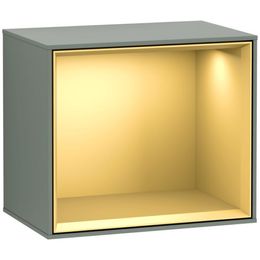 Villeroy & Boch Villeroy und Boch Finion Regalmodul F580HFGM 41,8x35,6x27cm, Regal Gold Matt, Olive Matt Lacquer