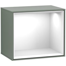 Villeroy & Boch Villeroy und Boch Finion Regalmodul G580GFGM 41,8x35,6x27cm, Emotion, Regal Glossy White, Olive Matt Lacquer