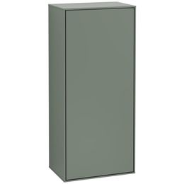 Villeroy & Boch Villeroy und Boch Finion Seitenschrank F56000GM 41,8x93,6x27cm, Anschlag links, Olive Matt Lacquer