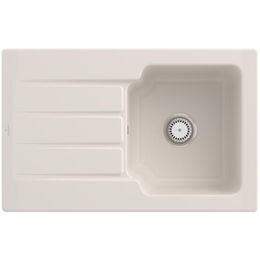 Villeroy & Boch Villeroy und Boch Architectura Sp&uuml;le 334001KR Crema, Ablaufgarnitur mit Handbet&auml;tigung