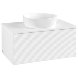 Villeroy & Boch Villeroy & Boch Antao Waschtischunterschrank 800x360x500mm L30110MT mit Beleuchtung mit Struktur FK/AP: MT/0
