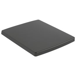 Villeroy & Boch Villeroy und Boch WC-Sitz 8M24S1R7 pure black C-plus, Quick-Release, Softclosing, Scharniere Edelstahl
